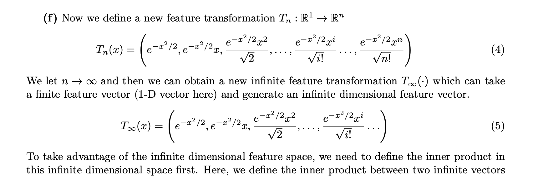 Solved (b) After transforming the data points into R2 space | Chegg.com