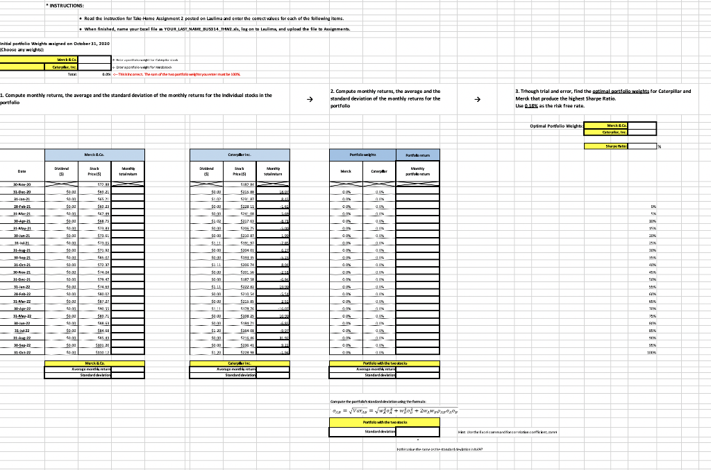 1. Compute monkhly returns, the average and the | Chegg.com 1. Compute monkhly returns, the average and the | Chegg.com