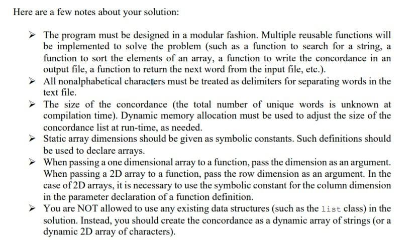 Solved The Software You must develop a solution (software) | Chegg.com