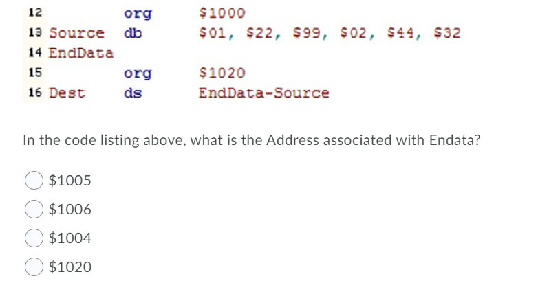 Solved $1000 $01, $22, $99, $02, $44, S32 12 org 13 Source | Chegg.com