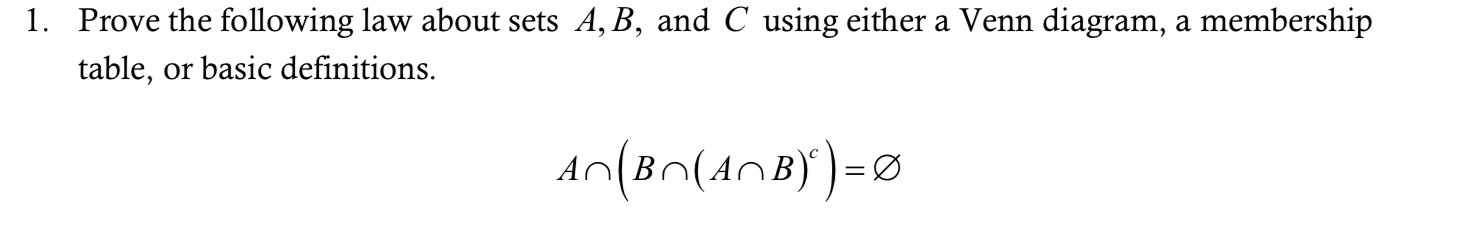 Solved MAT 227: DISCRETE MATHEMATICAL STRUCTURES 1. Prove | Chegg.com