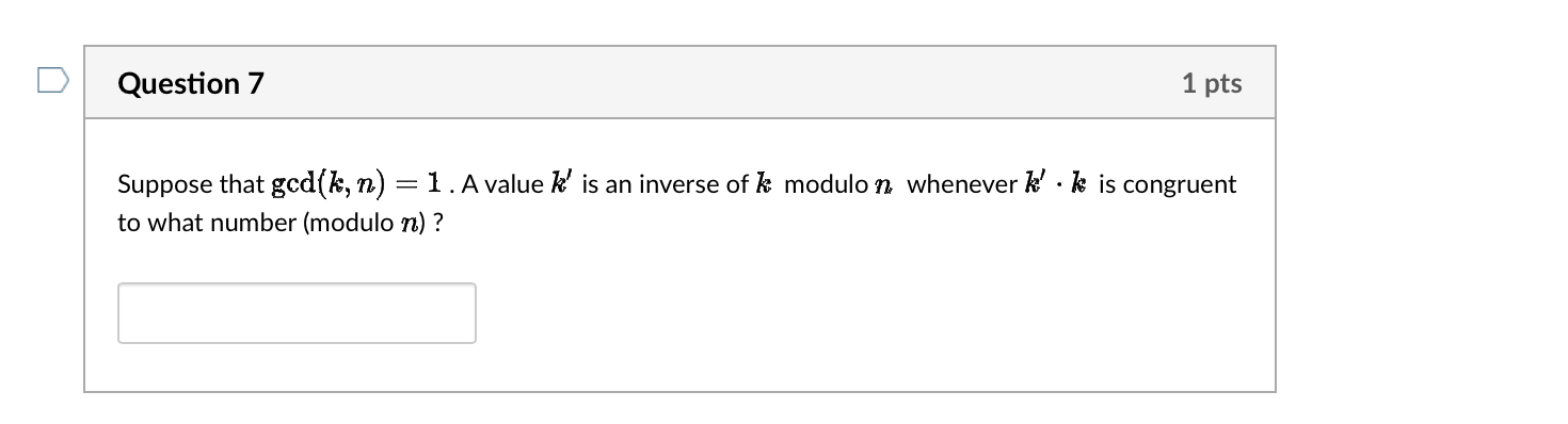 Solved What is 2879 congruent to modulo 4 ? Enter a result | Chegg.com