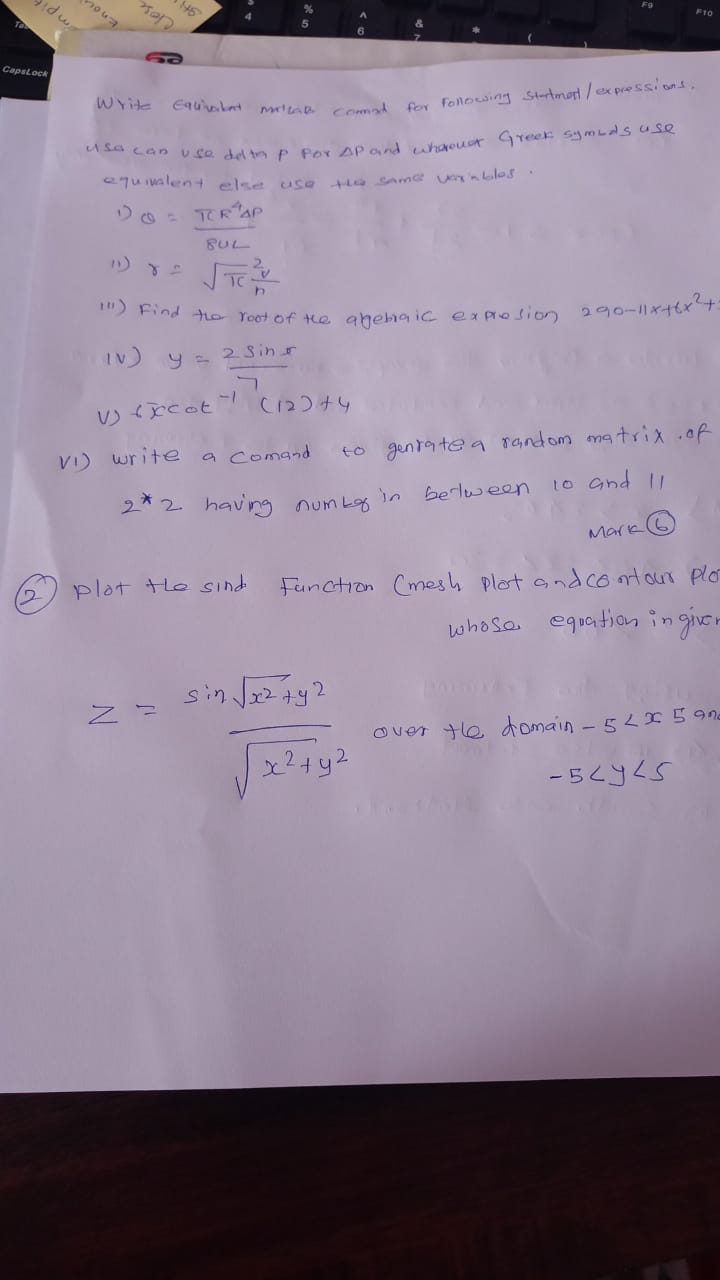 Solved Write Equivalat metcon comat for following | Chegg.com