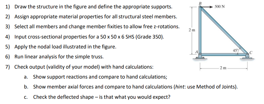 [Solved]: 1) Draw the structure in the figure and define th