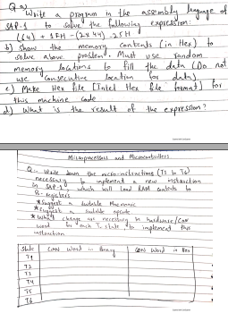 Solved Subject:Microprocessors and | Chegg.com