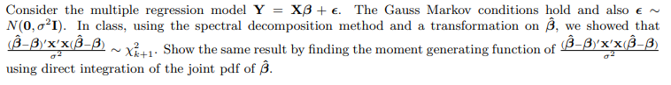 [Solved]: Consider the multiple regression model ( mathb