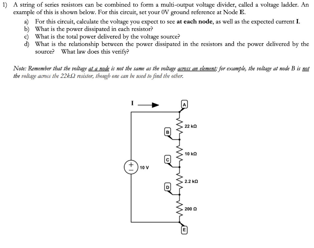 Solved A string of series resistors can be combined to form | Chegg.com
