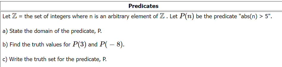 Solved Let Z= the set of integers where n is an arbitrary | Chegg.com