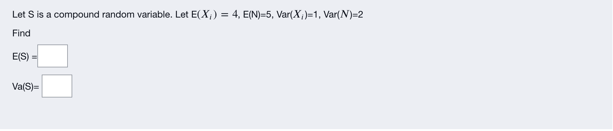Solved Let S is a compound random variable. Let | Chegg.com