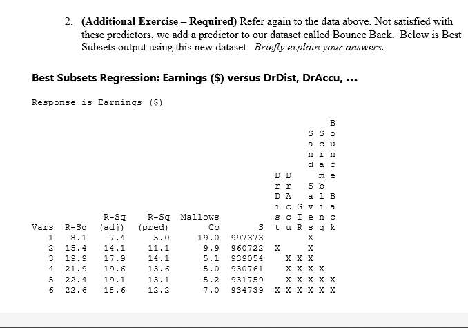 Solved A. Based on this output, the predictor with the | Chegg.com