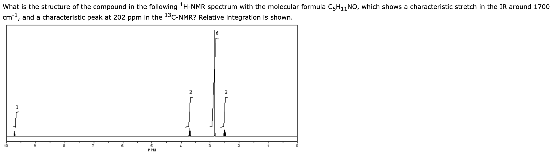 Solved What is the structure of the compound in the | Chegg.com