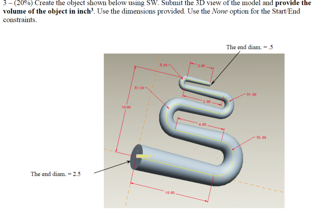 Solved please do on SOildworks and provide step by step | Chegg.com