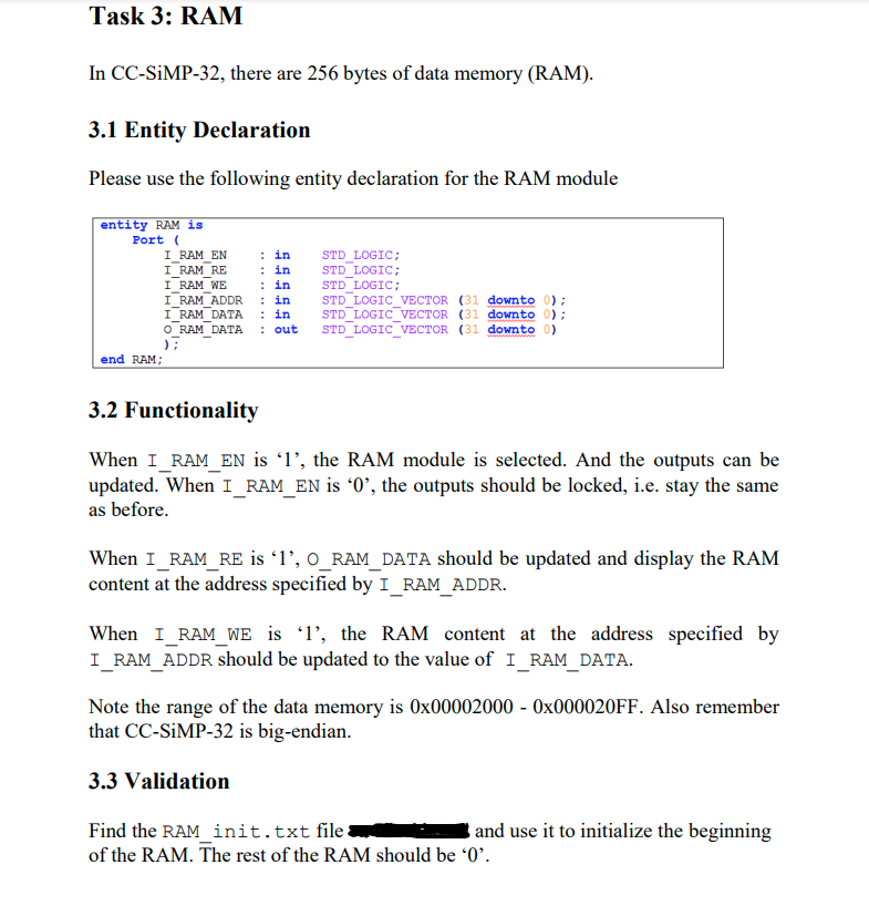 Please help with this problem using VHDL | Chegg.com