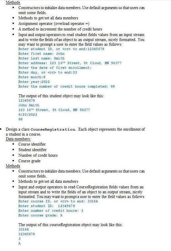 Solved The three following must be done with reasonable | Chegg.com