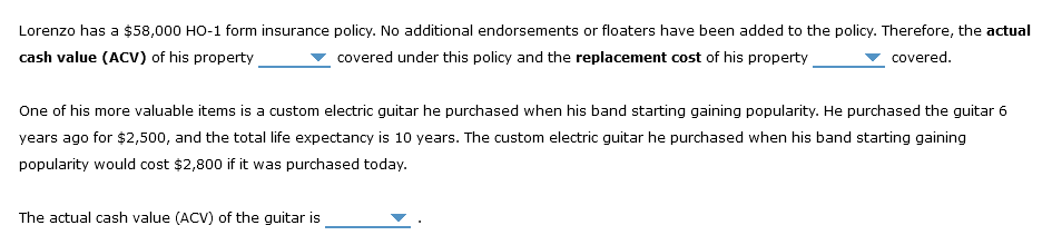 Solved 6. Calculating actual cash value Actual Cash Value | Chegg.com