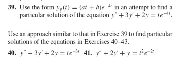 Solved Please do ONLY #41. Differential Equations; Book: | Chegg.com
