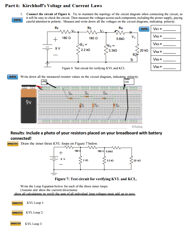 Solved 1. Connect the circuit of Figure 6. Try to maintain | Chegg.com