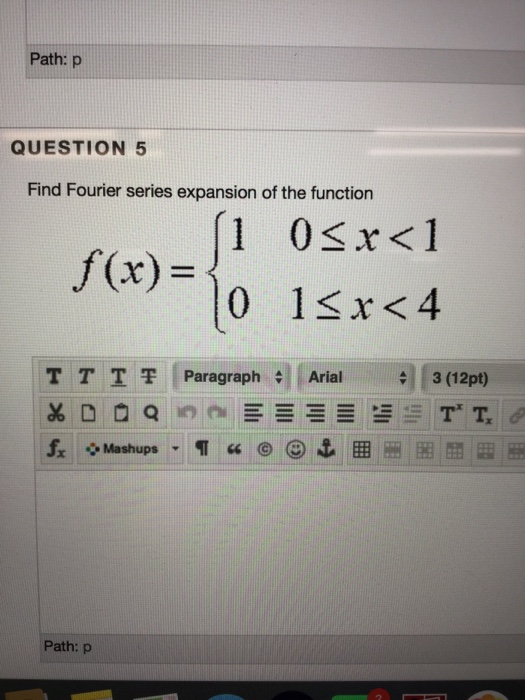 Solved Find Fourier Series Expansion Of The Function F X