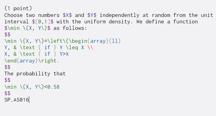 Solved (1 point) Choose two numbers $X$ and $y$ | Chegg.com