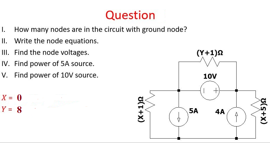 Solved Question 1. How many nodes are in the circuit with | Chegg.com