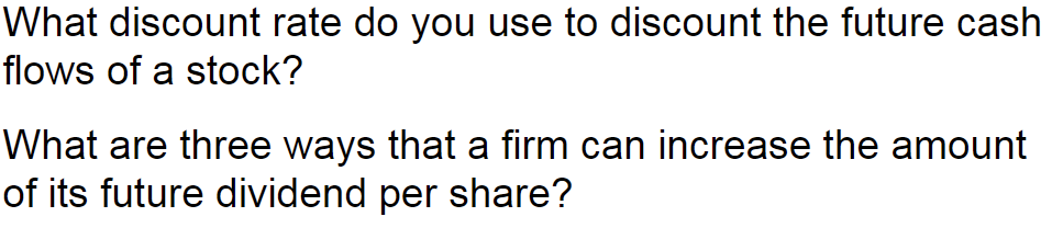 Solved What discount rate do you use to discount the future | Chegg.com