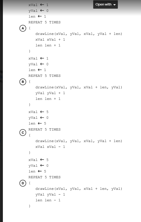 Solved 25. Consider the following procedure. Procedure Call | Chegg.com