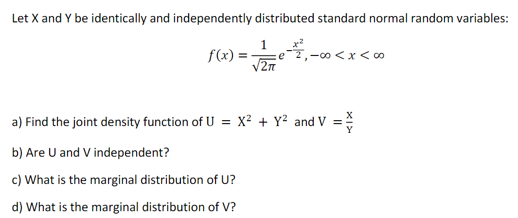 Solved Let X and Y be identically and independently | Chegg.com