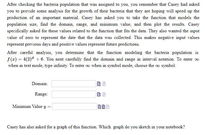 Solved After checking the bacteria population that was | Chegg.com