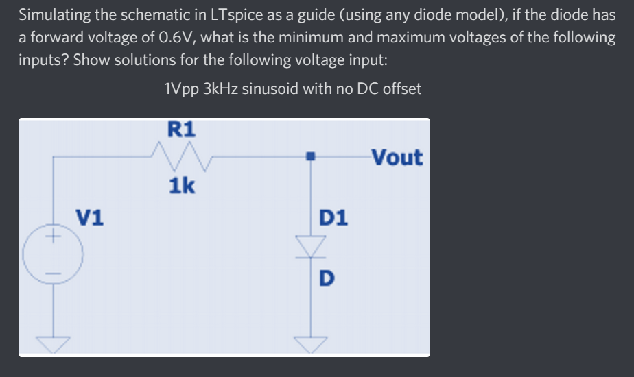 Solved Simulating the schematic in LTspice as a guide (using | Chegg.com