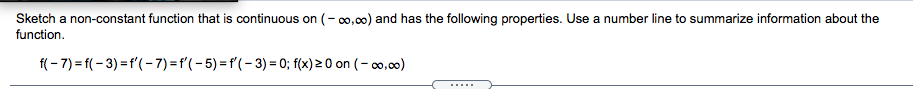 Solved Sketch a non-constant function that is continuous on | Chegg.com