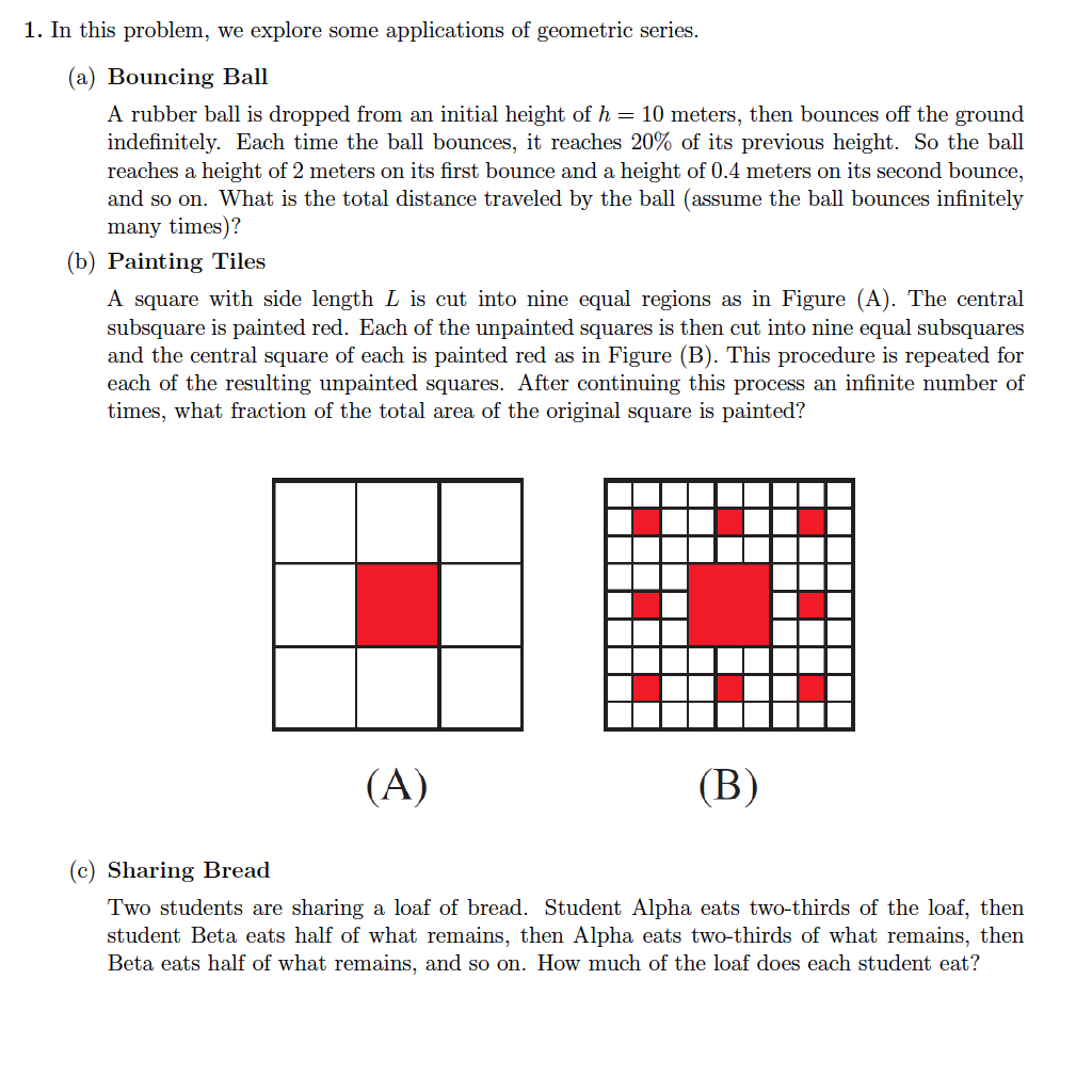 Solved 1. In this problem, we explore some applications of | Chegg.com