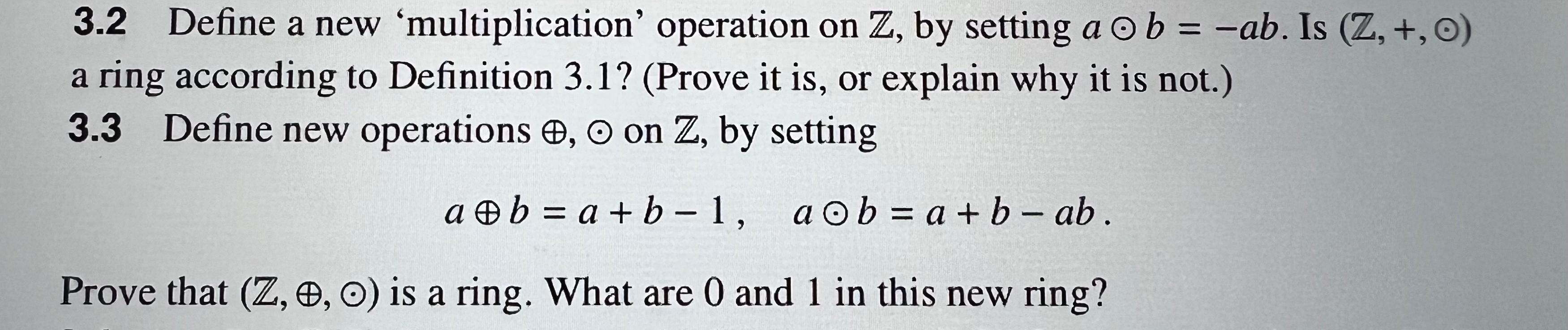 Solved give me a solution fo 3.2, 3.3 definition 3.1 A | Chegg.com