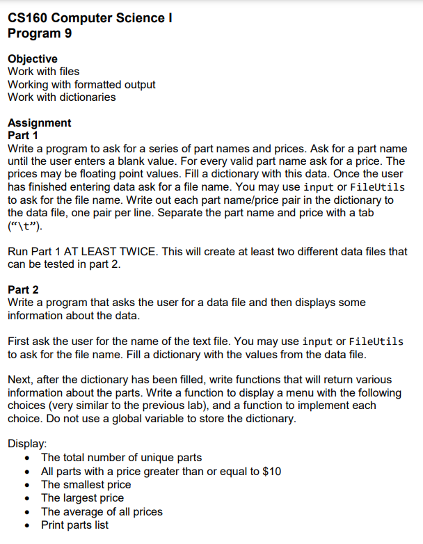 Solved Work with files Working with formatted output Work | Chegg.com
