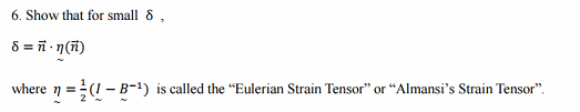Solved 6. Show that for small 8, 8 = īna) where n = (1-B-1) | Chegg.com
