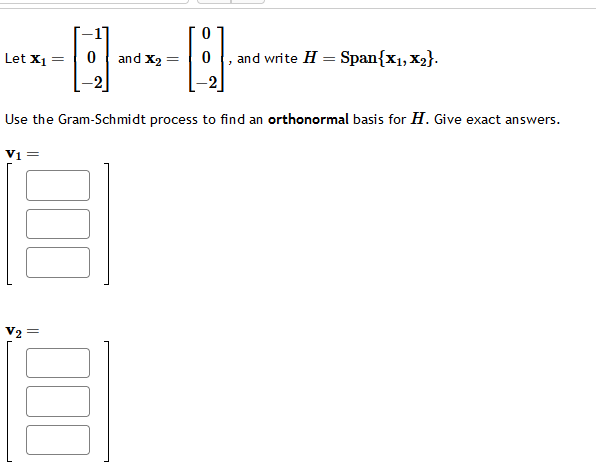 Solved Consider the subspace H of R4 given by | Chegg.com