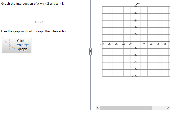 Solved Graph the intersection of x−y 1. Use the | Chegg.com