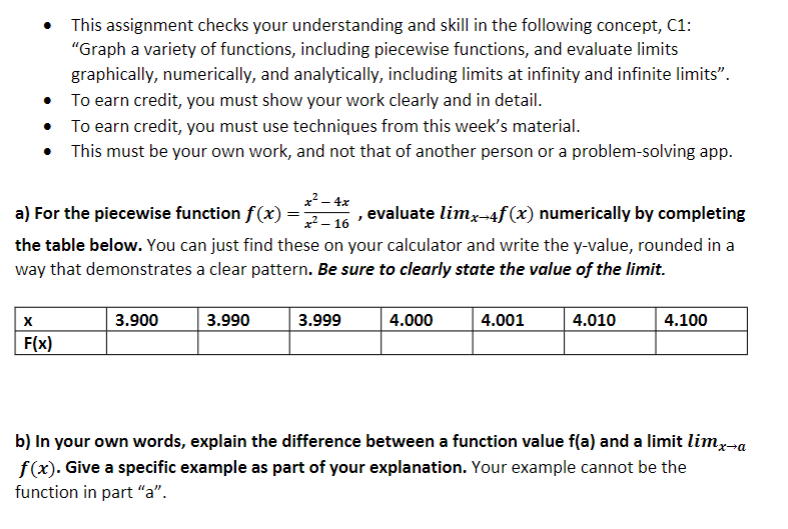 Solved This assignment checks your understanding and skill | Chegg.com