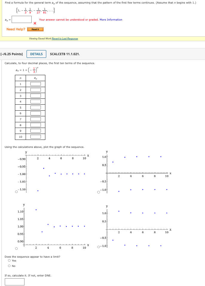 Solved Find a formula for the general term an of the | Chegg.com