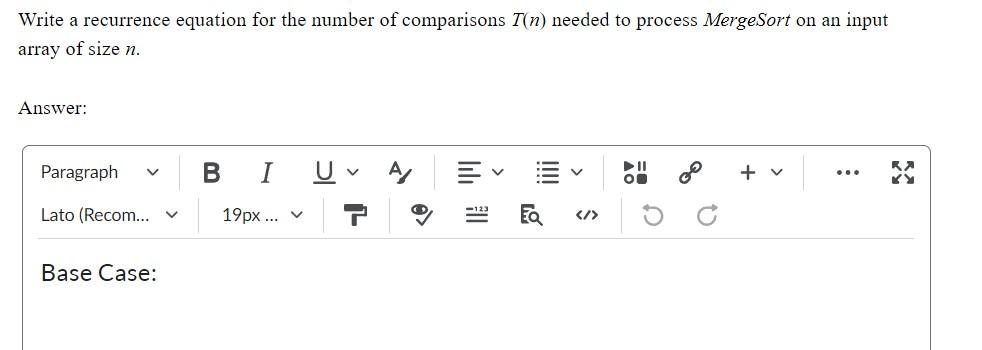 Solved Write a recurrence equation for the number of | Chegg.com