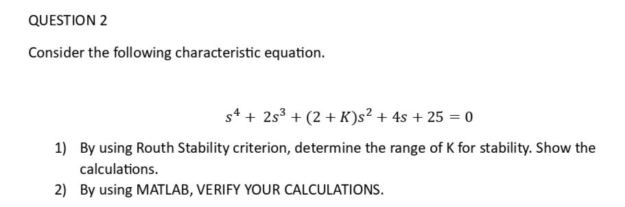 Solved Consider the following characteristic equation. | Chegg.com