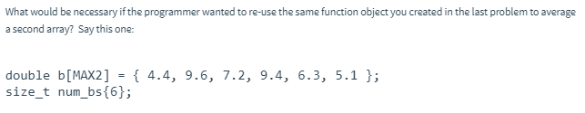 Solved C Function Object Class Design 2 Function