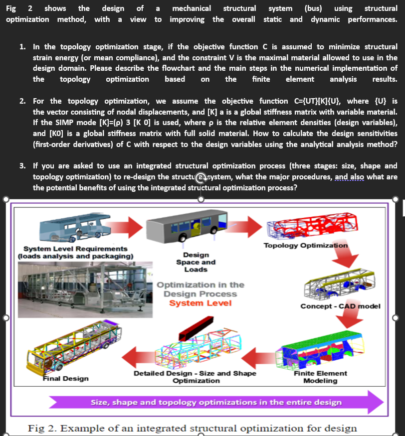 Solved Fig 2 shows the design of a mechanical structural | Chegg.com