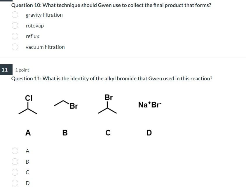 Solved Use the following information to answer Questions | Chegg.com