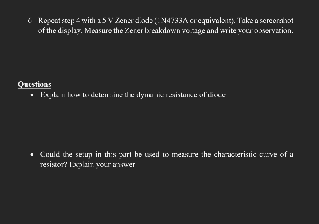 Solved art 2: Plotting Diode curve with an Oscilloscope | Chegg.com