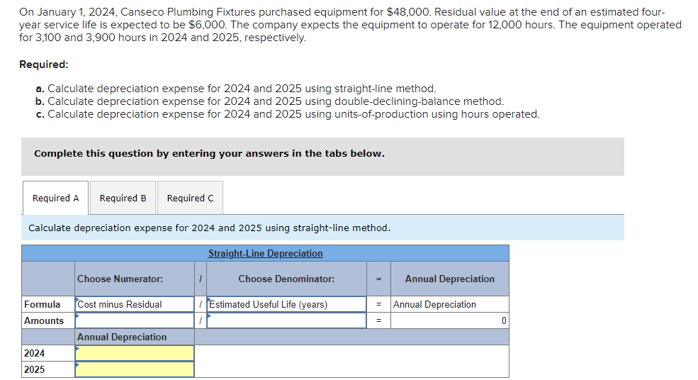 Solved On January 1, 2024, Canseco Plumbing Fixtures | Chegg.com Solved On January 1, 2024, Canseco Plumbing Fixtures | Chegg.com