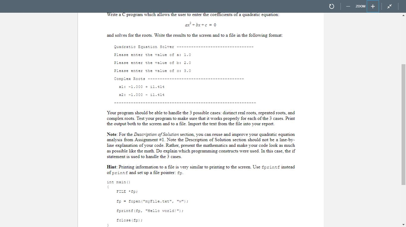 Please do the code in c programming and put the code | Chegg.com