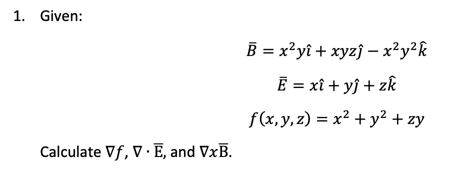 Solved Please show all work! | Chegg.com