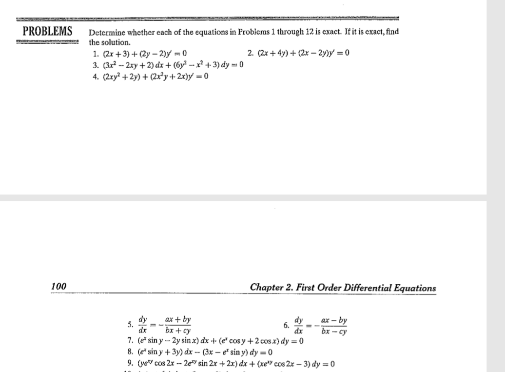 Solved IT'S A DIFFERENTIAL EQUATION CLASS PLEASE DO NUMBER | Chegg.com