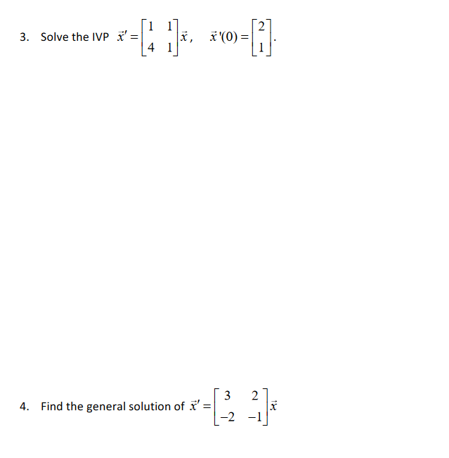 Solved Please solve Questions 1-4: 1. Rewrite the equation | Chegg.com
