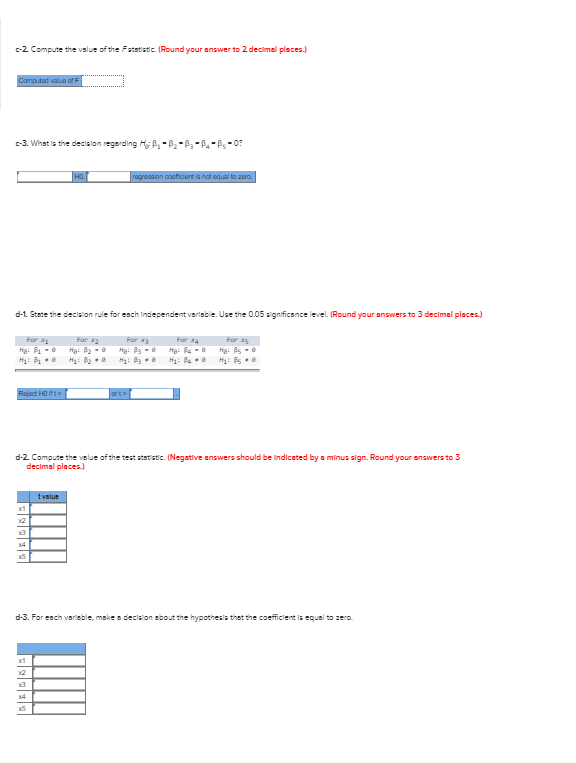 Solved The following regression output was obtained from a | Chegg.com